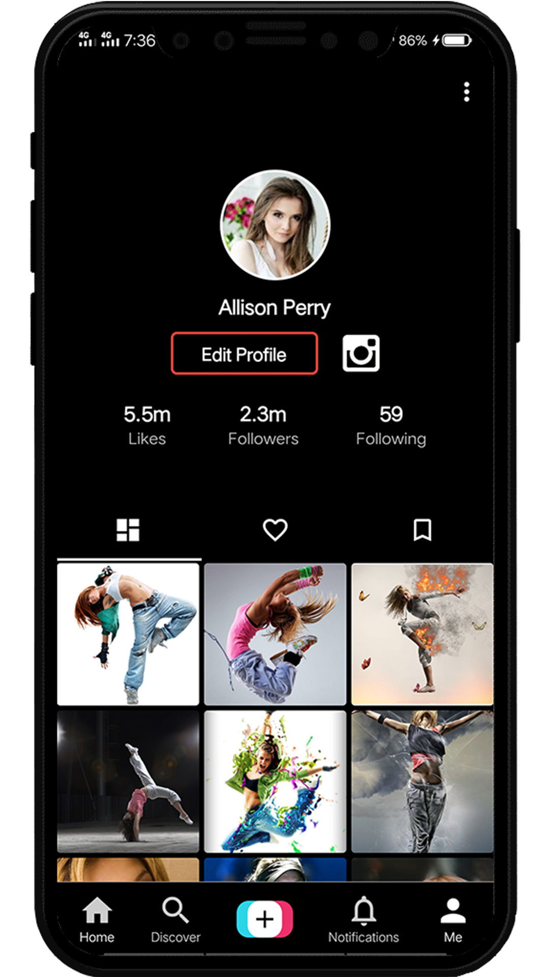TikTok Clone App UI Template in Flutter TikTok Clone App UI Template in Flutter